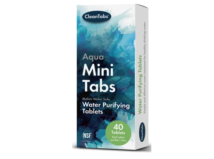 Aqua Mini Tabs - Water Purifying Tablets (40) – Goodyears Outdoors